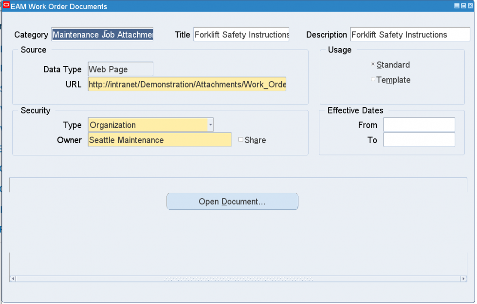 How to Store and Manage Work Order Attachments in Oracle eAM | STR Software